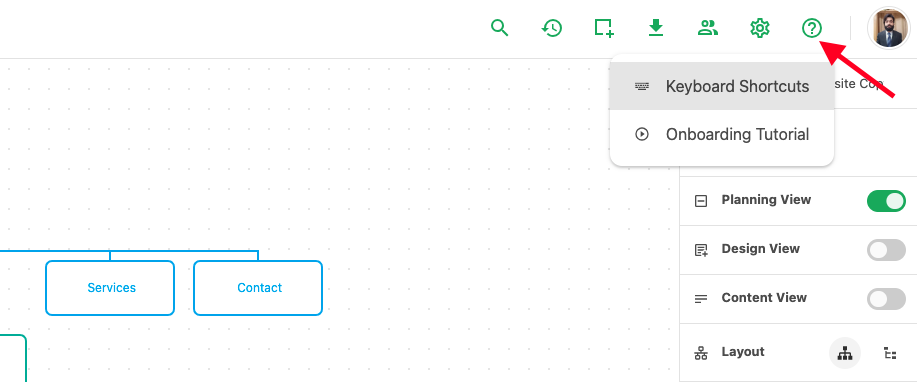 Keyboard Shortcuts - WriteMaps