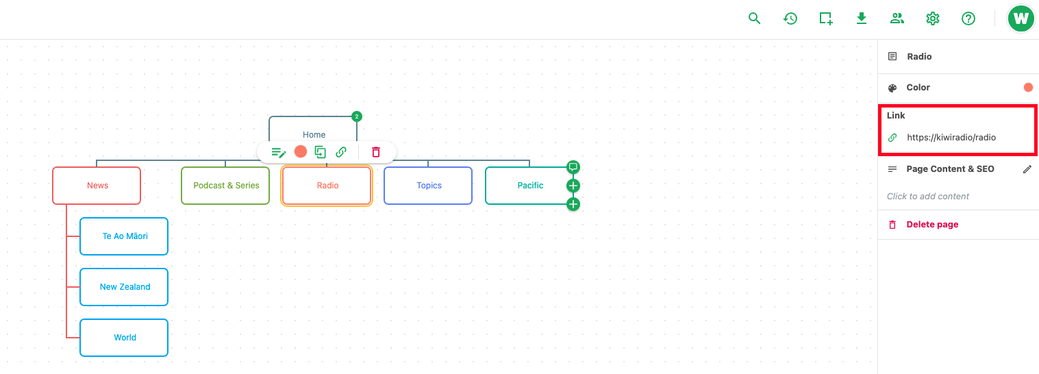 Page URL - WriteMaps